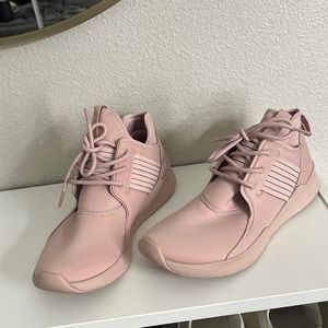 Reebok | Shoes | Reebok Freestyle Poppy Pink Red High Top Sneaker ...